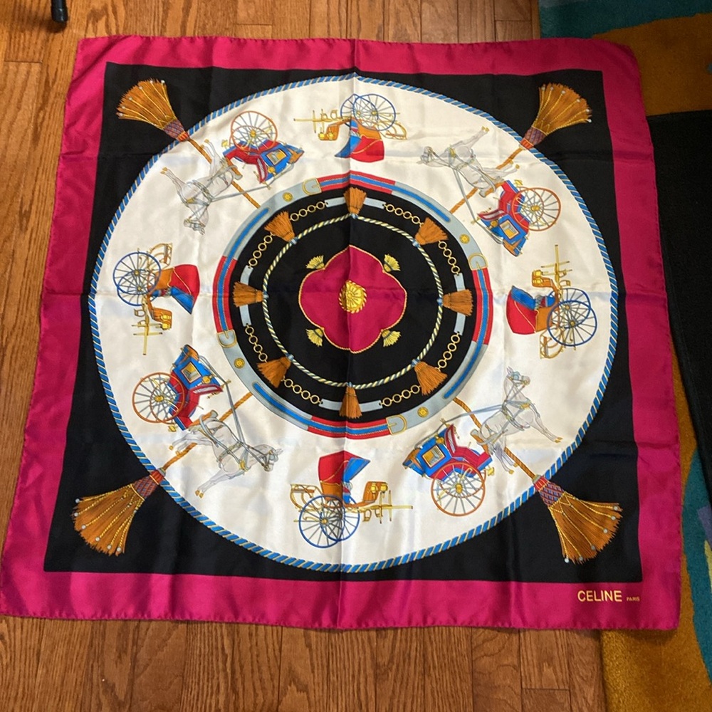 Celine Silk Scarf/Wrap - Gem